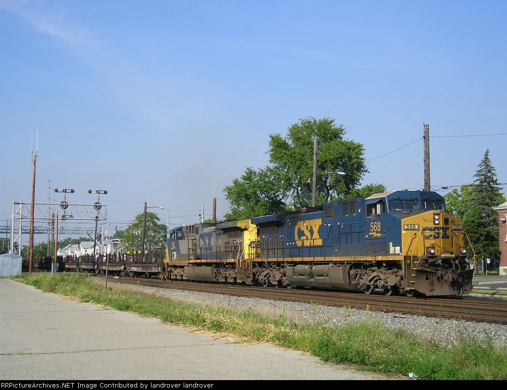 CSXT 568 On CSX K 587 Southbound